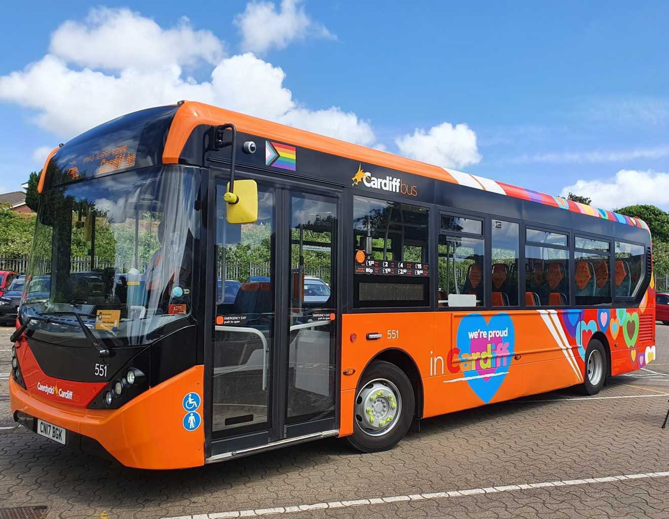Pride Cymru 2026 - Cardiff Bus