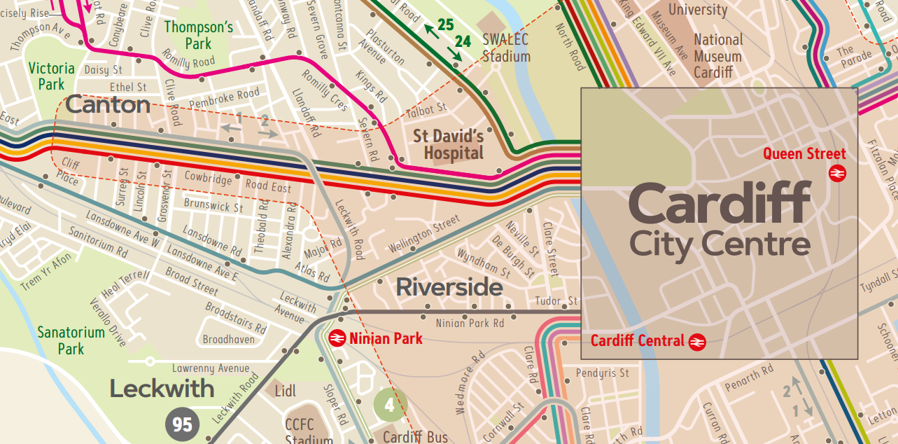 Canton & Victoria Park - Cardiff Bus