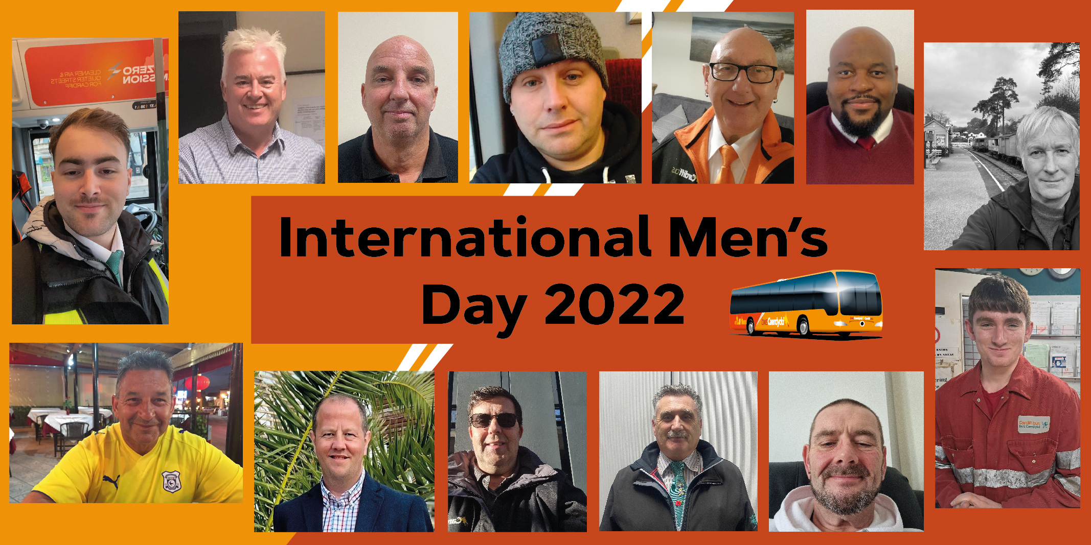International Men's Day 2022 - Cardiff Bus